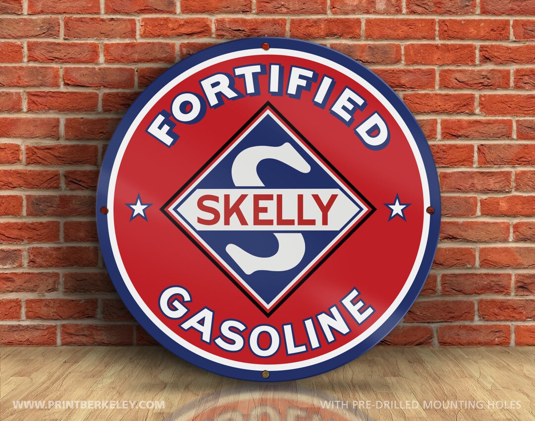 Skelly – Fortified Gasoline – Petroliana Vintage Reproduction Gas ...