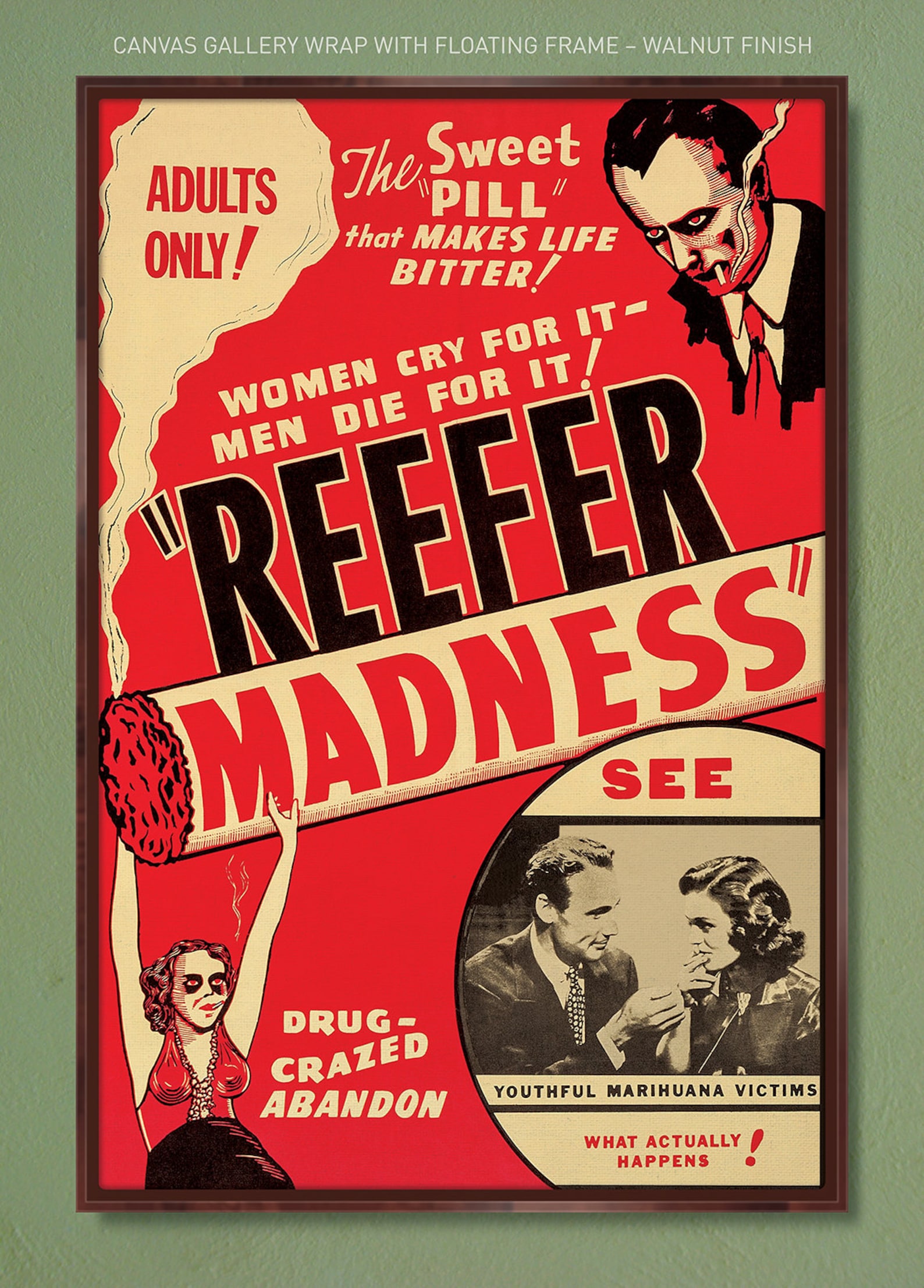 Reefer Madness 1936 Movie Poster 12x18 20x30 24x36 - Etsy
