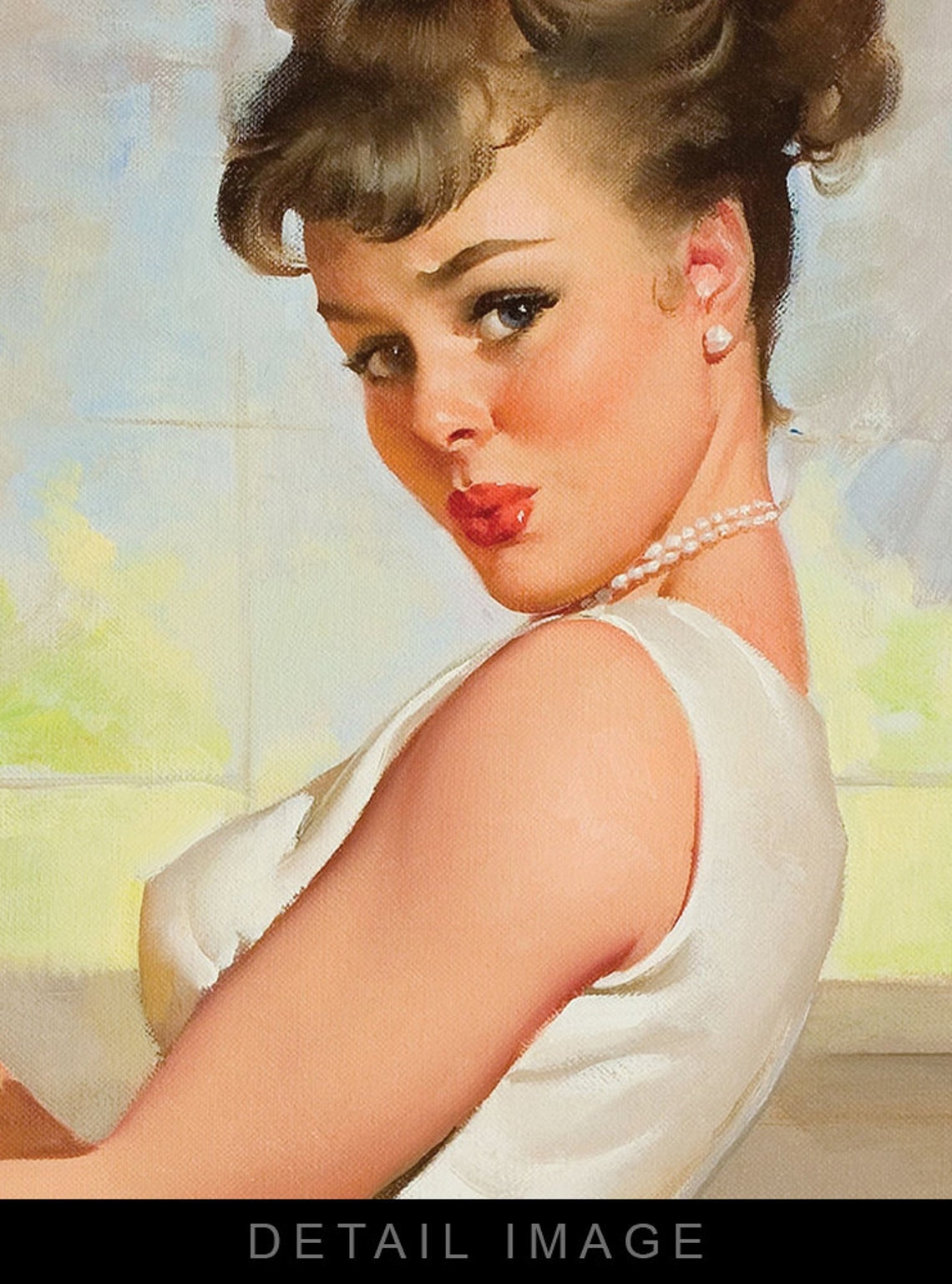 Gil Elvgren Lets Eat Out 1967 12x18 Heavyweight Art Etsy