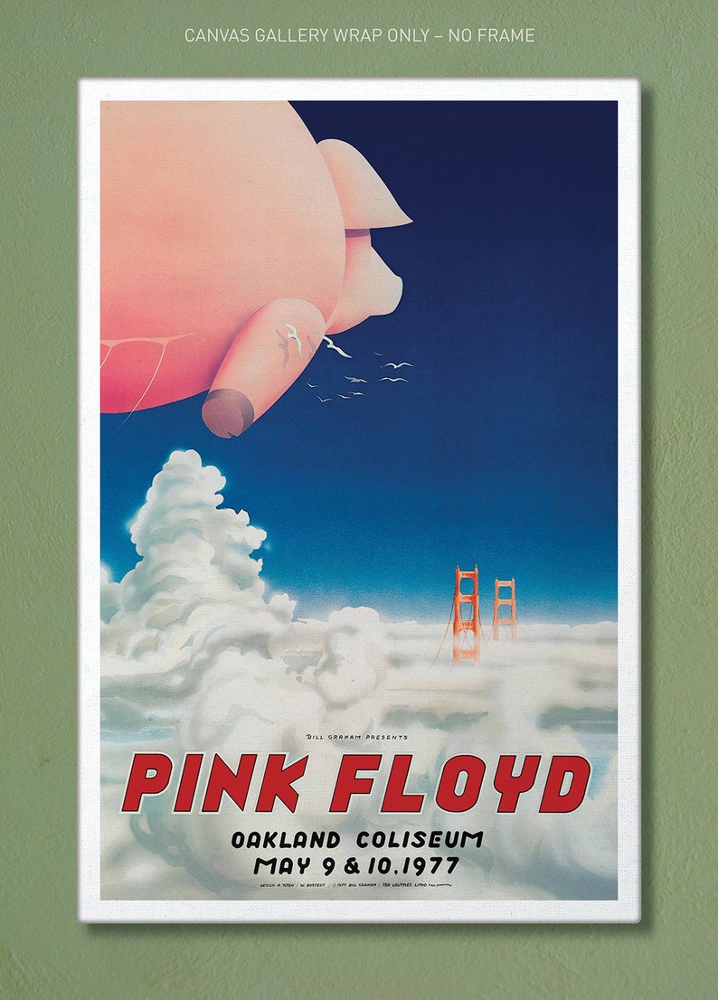 Pink Floyd Flying Pig Concert Poster May 1977 | Etsy