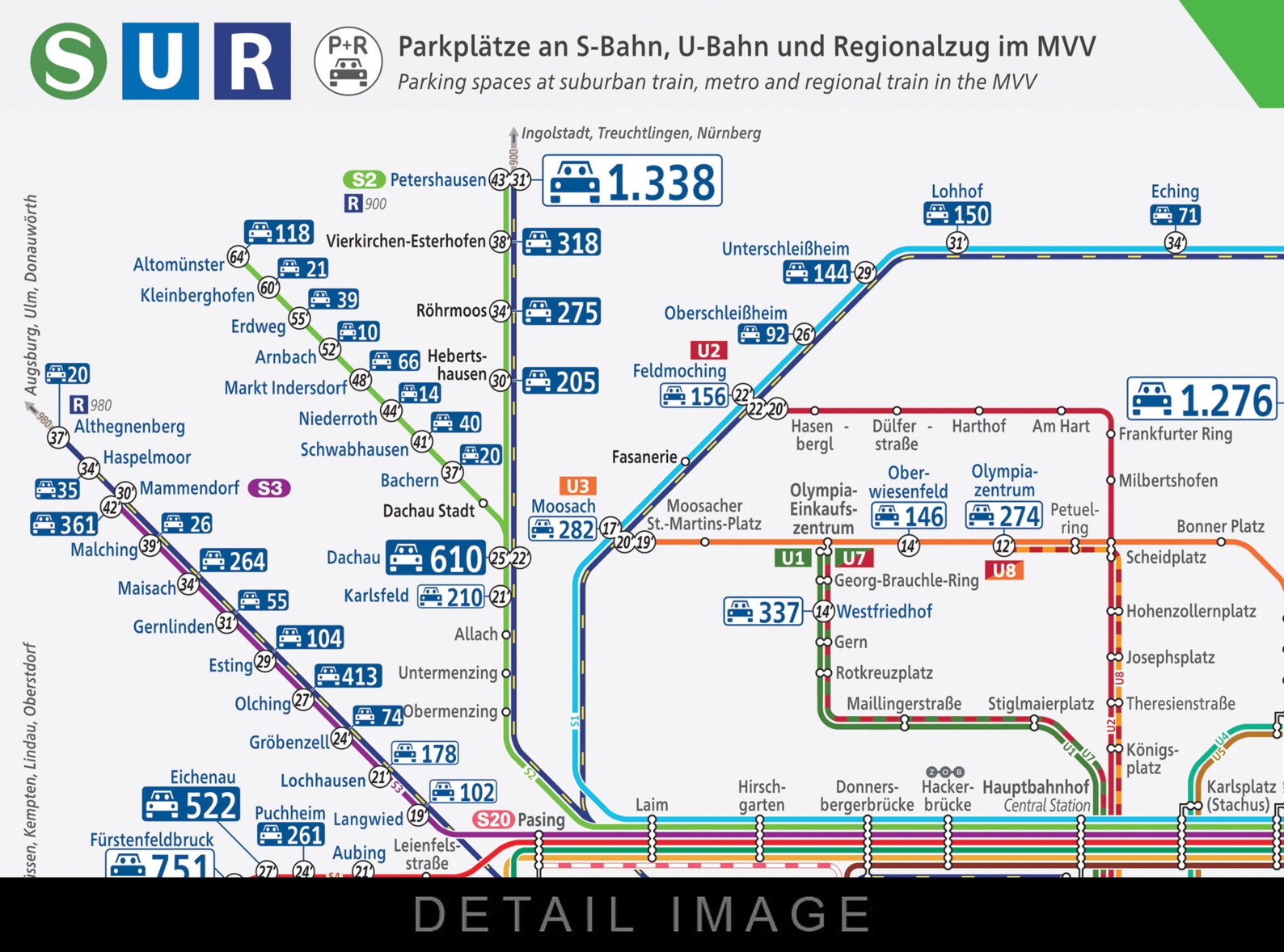 Munich Urban Rail Network Map Art Print (16x12) - Etsy