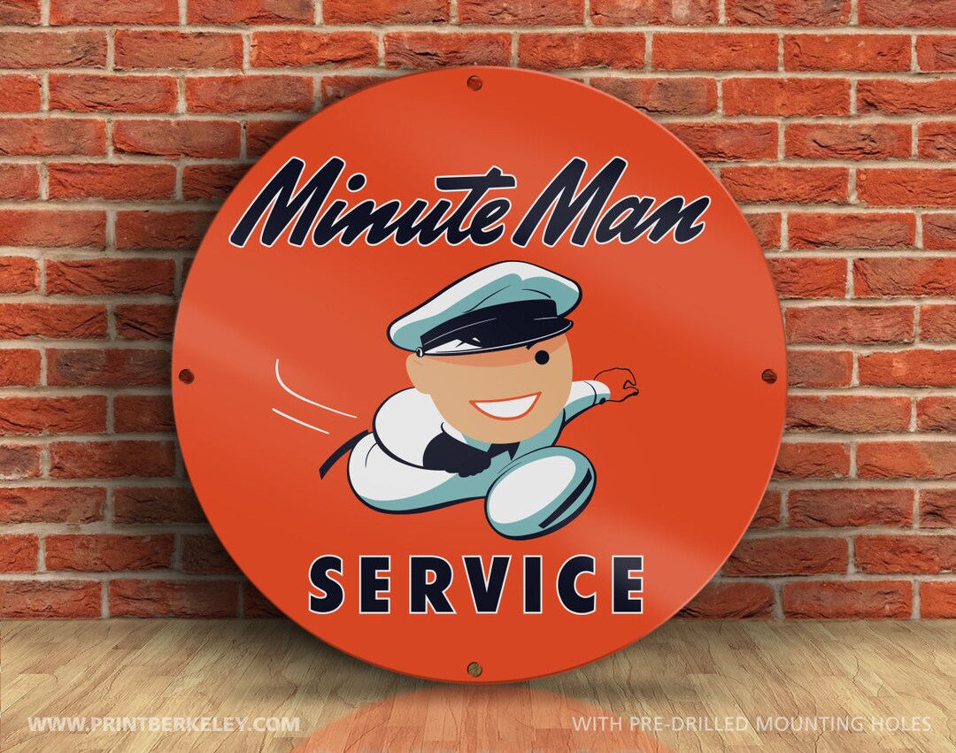 Union – Minute Man Service – Petroliana Vintage Reproduction Gas ...