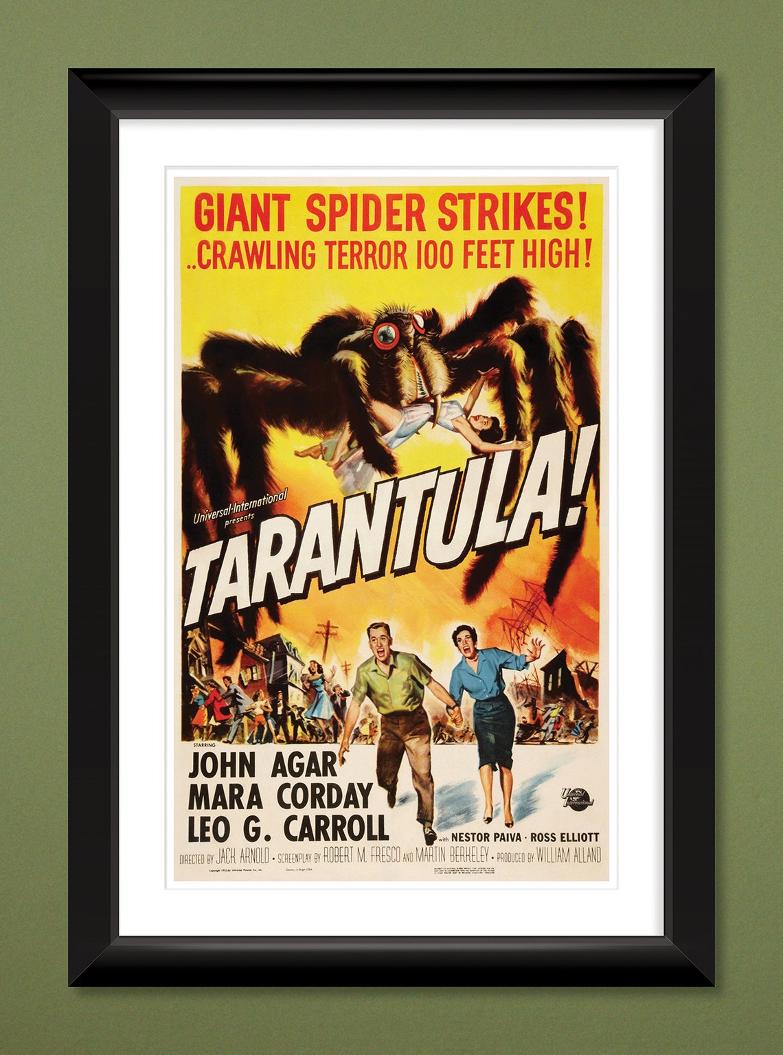 Tarantula (1955) Movie Poster (12x18 Heavyweight Art Print) - Etsy