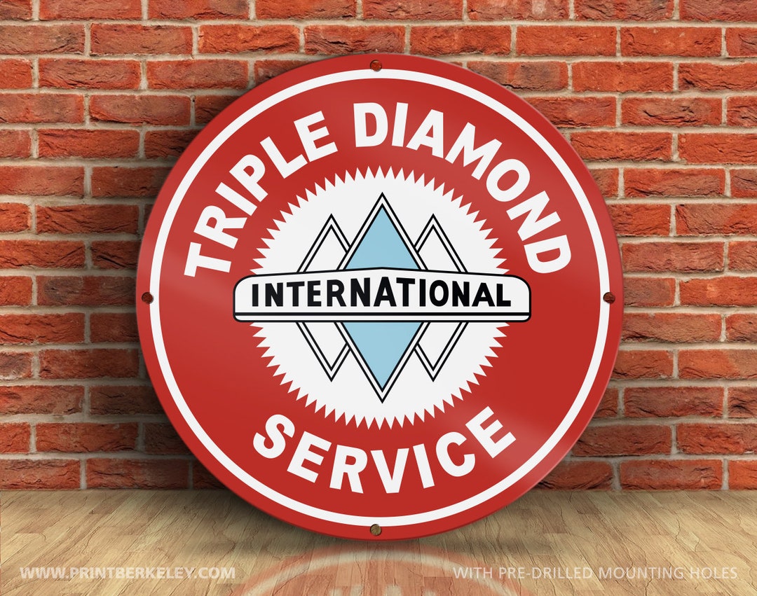 Triple Diamond Service – Petroliana Vintage Reproduction Gas Station ...
