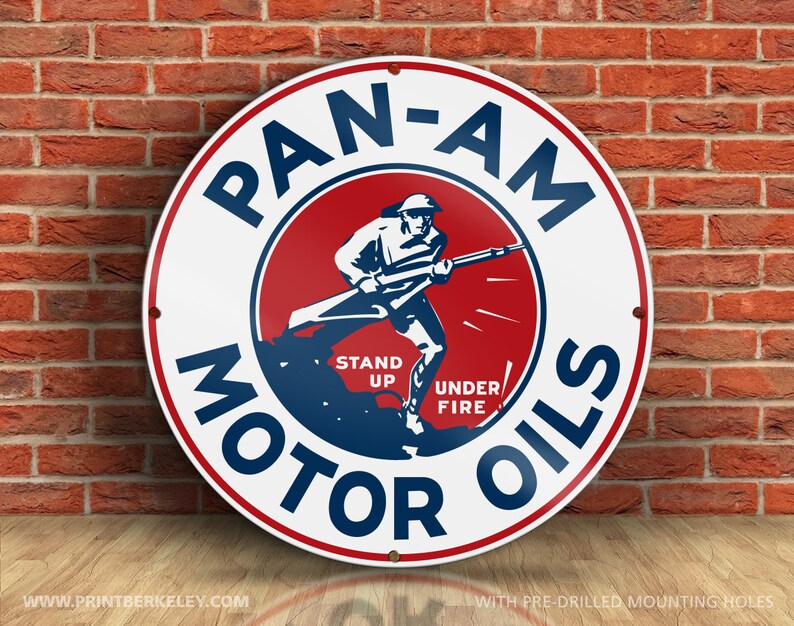 Pan Am Motor Oils doughboy Petroliana Vintage - Etsy