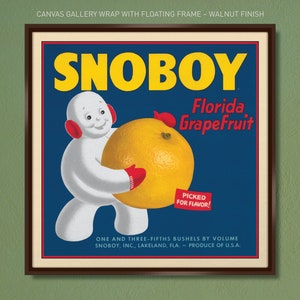 Snoboy Brand – Grapefruit – Lakeland, Florida (vintage Fruit Crate ...