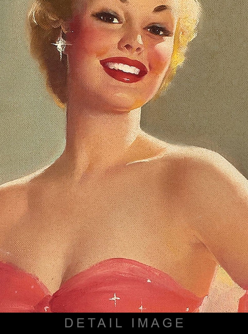 Gil Elvgren Miss Sylvania 12x18 Heavyweight Art Print Etsy