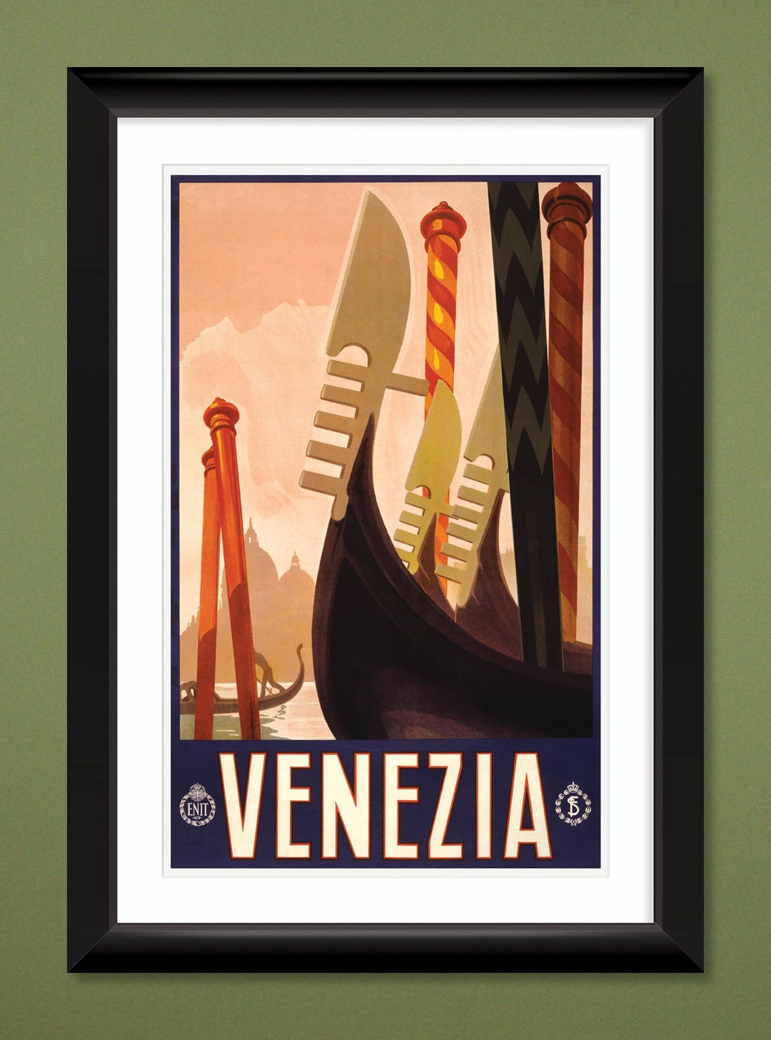 Travel Poster – Venezia/venice (12x18 Heavyweight Art Print) - Etsy