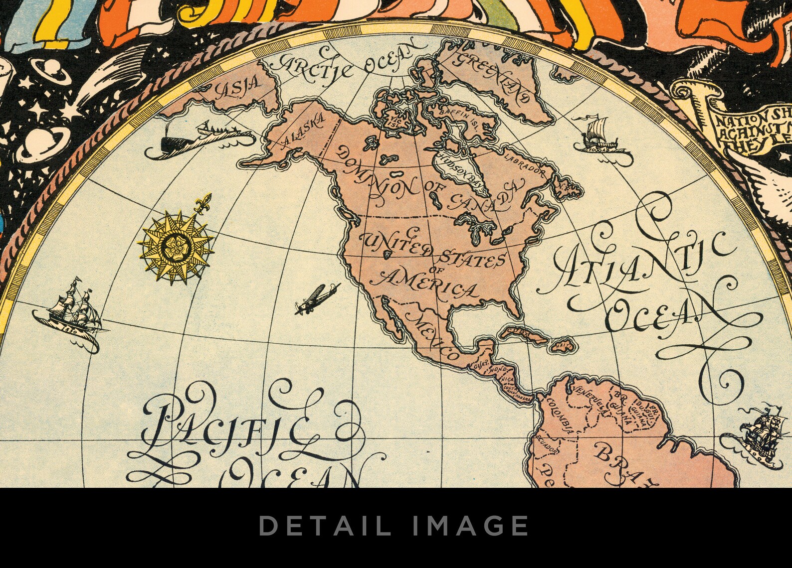 This World of Ours 1929 by James Henry Daugherty 18x12 30x20 - Etsy