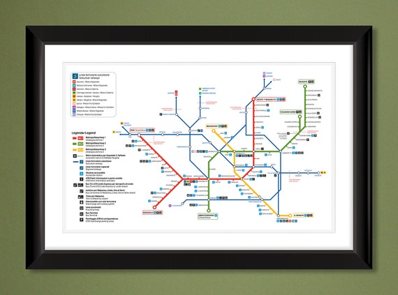 Milan Italy Subway Map