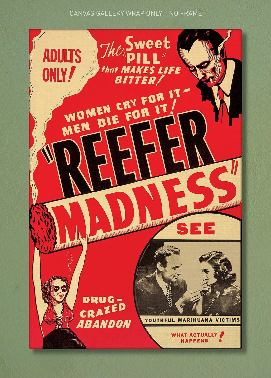 Reefer Madness 1936 Movie Poster 12x18 20x30 24x36 - Etsy