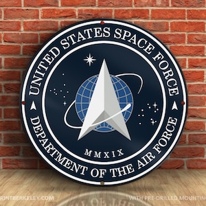 United States Space Force Seal – Dept. of the Air Force – Metal Sign ...