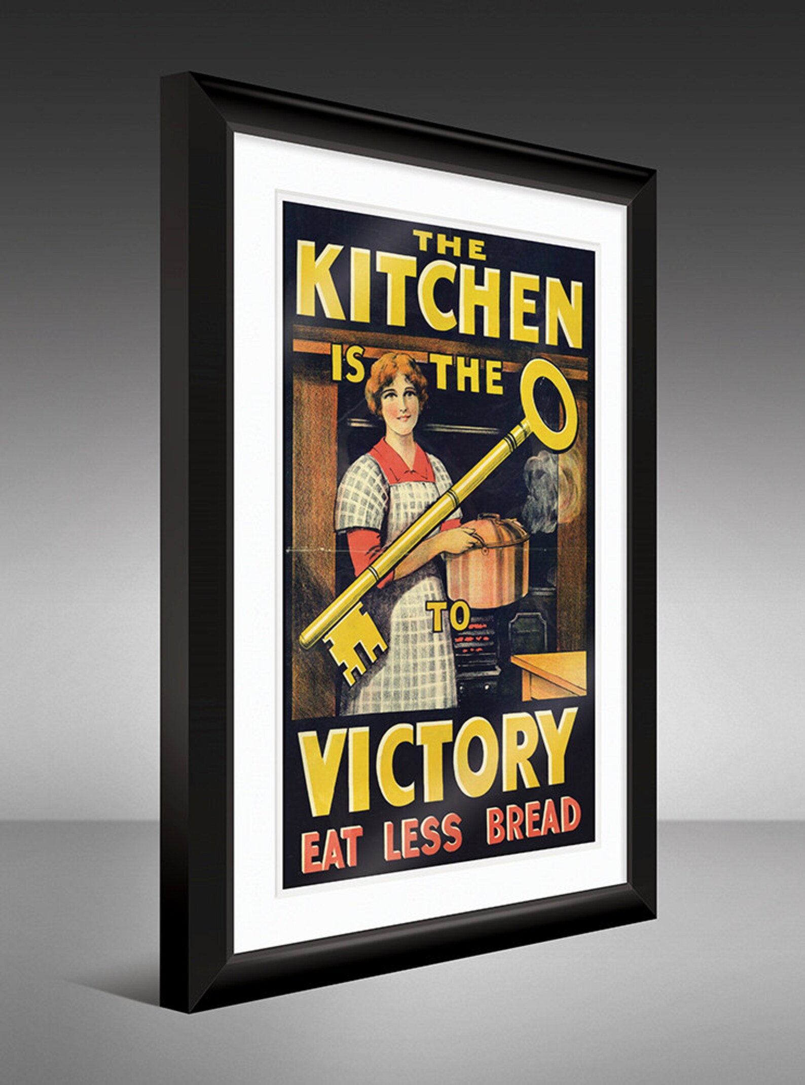 The Kitchen is the Victory – Eat Less Bread – WWI 1914 (12x18 ...
