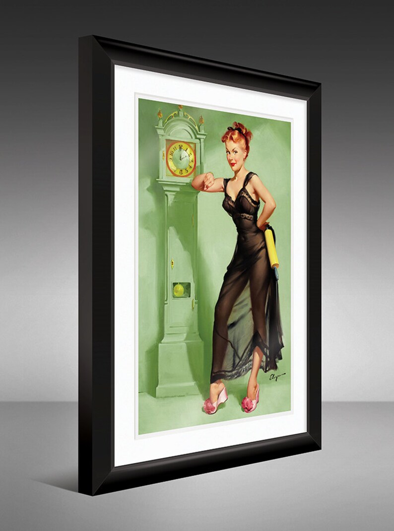 Gil Elvgren the Honeymoon's Over A Good Man's Hard | Etsy