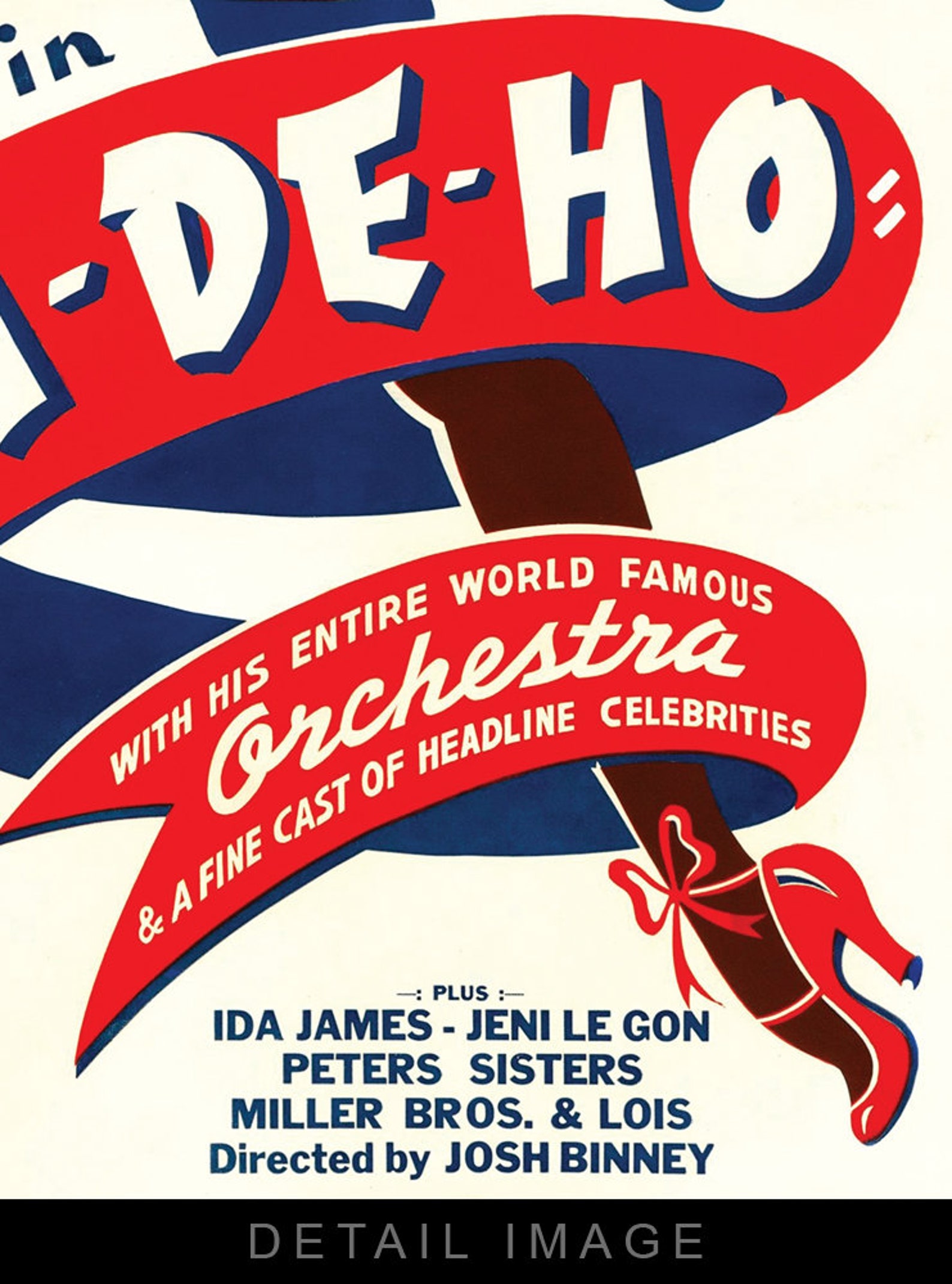 Vintage Movie Poster Hi-de-ho 1947 12x16 Heavyweight Art - Etsy