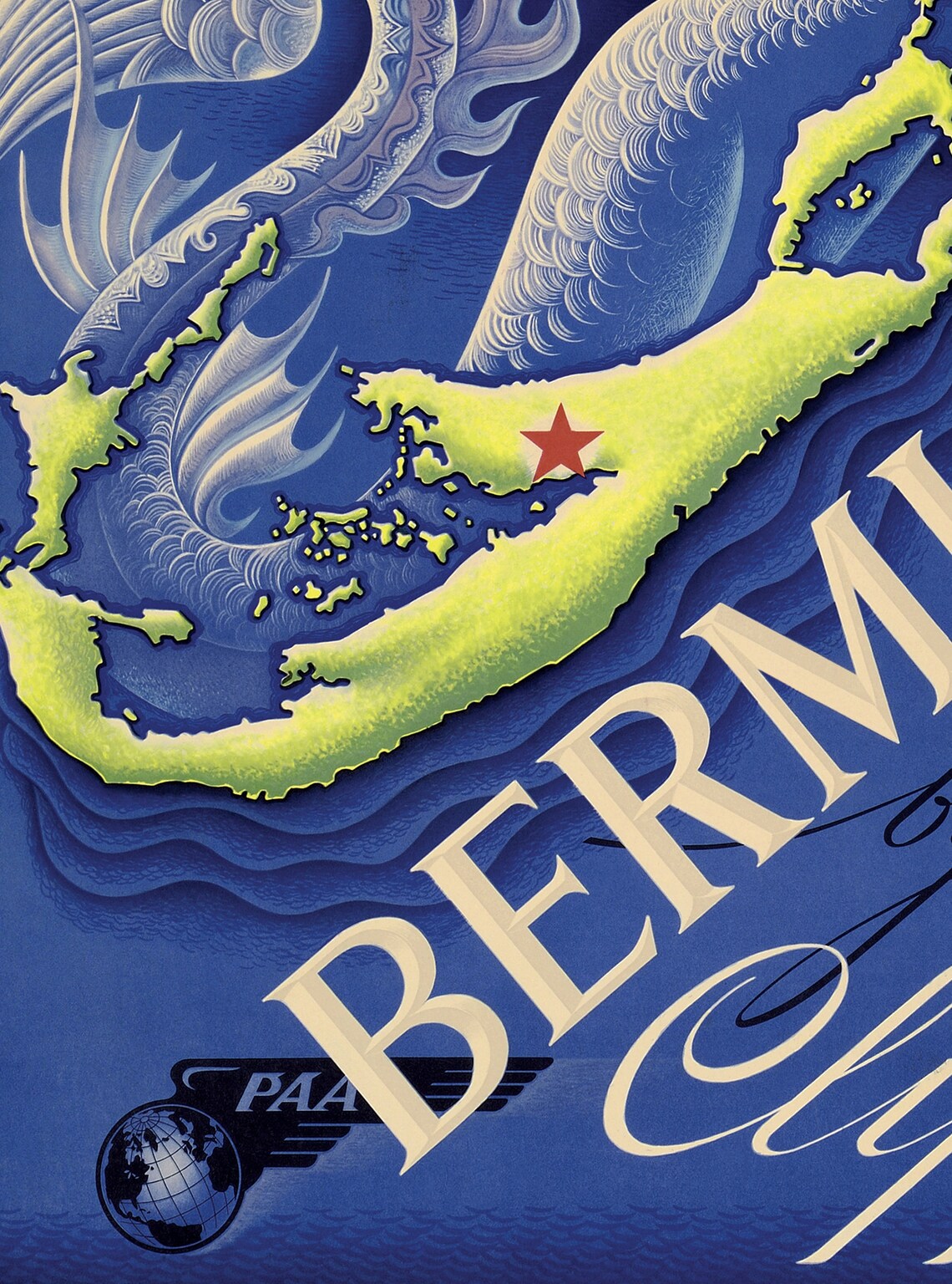Travel Poster – Pan Am – Bermuda 1949 (12x18 Heavyweight Art Print) - Etsy