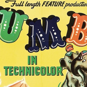 Dumbo Movie Poster (1941) Walt Disney 12x18 Heavyweight Art Print - Etsy