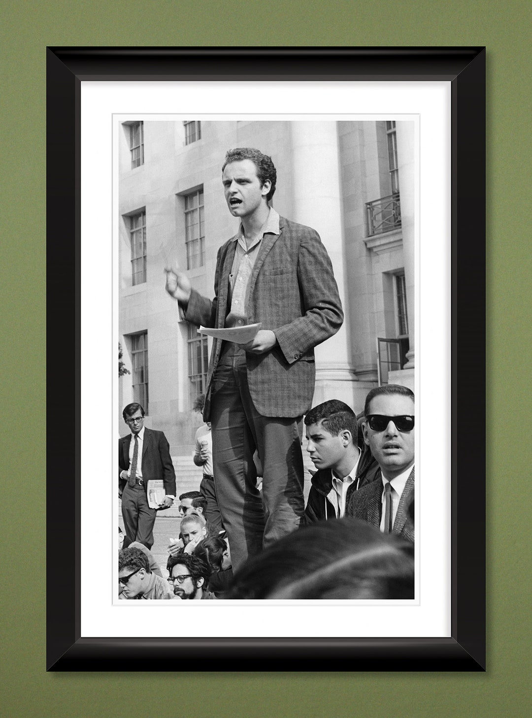 Mario Savio – Sproul Hall – UC Berkeley "free Speech Movement" (12x18 ...