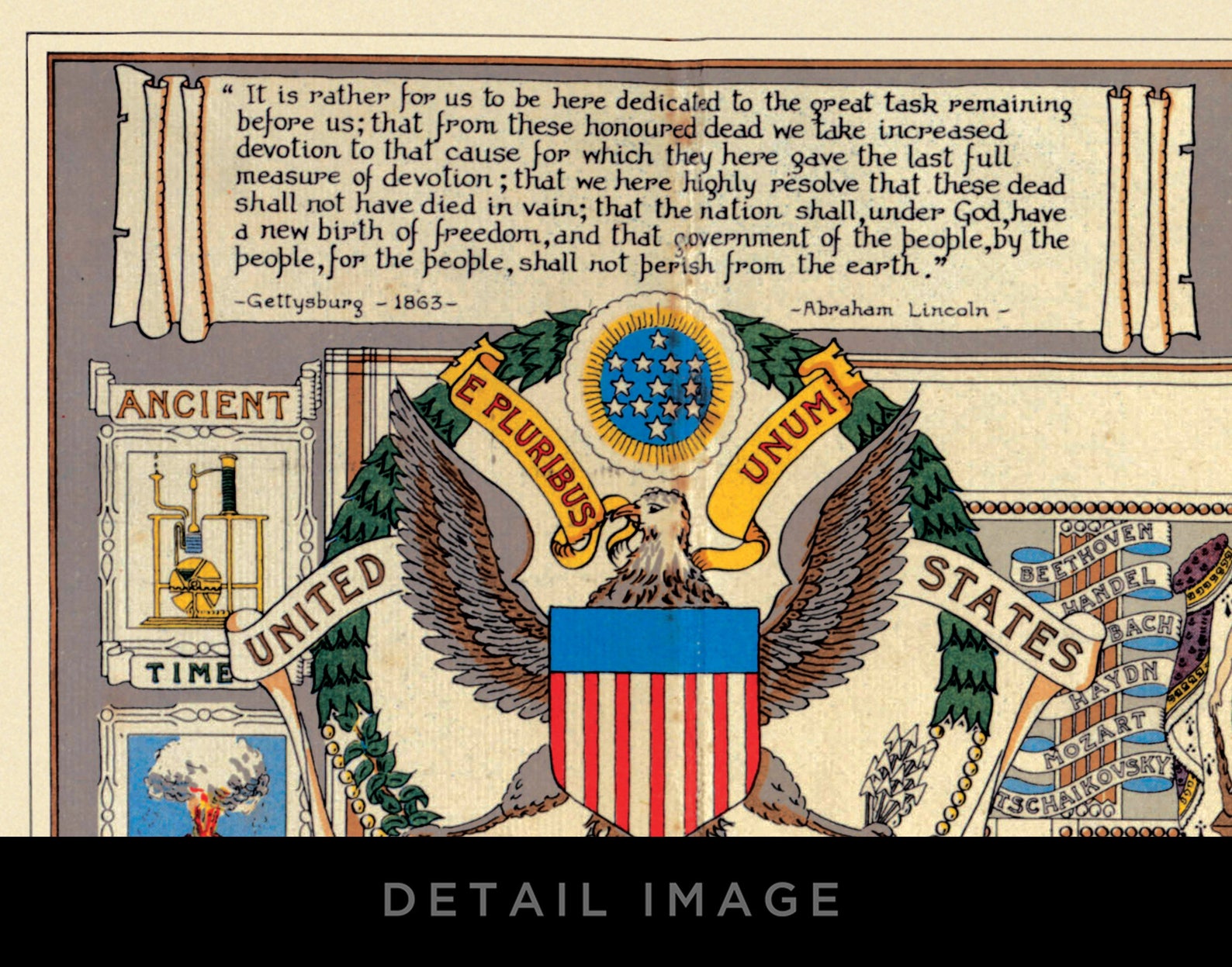 United Nations Map of the World 1947 40x30 Gallery-quality Canvas Wrap ...