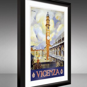 Vintage Travel Poster – Vicenza (12x18 Heavyweight Art Print) - Etsy