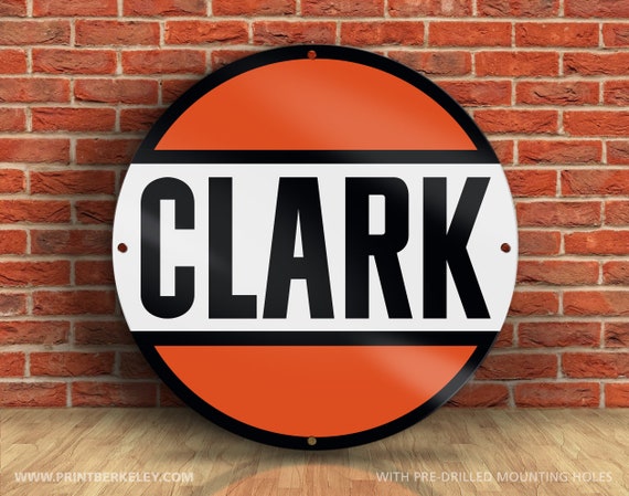 Clark Petroliana Vintage Reproduction Gas Station Sign | Etsy