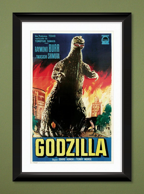 Vintage Godzilla Movie Poster