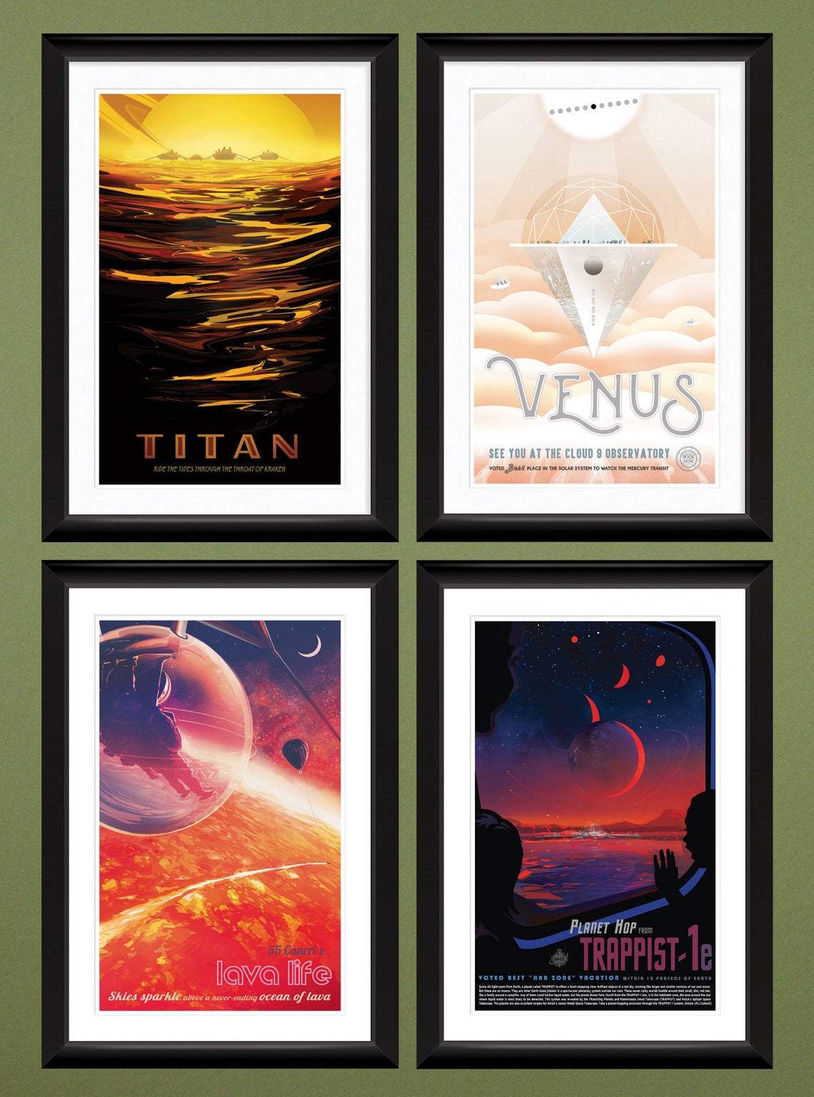 NASA JPL Full 16pc Poster Set visions of the | Etsy
