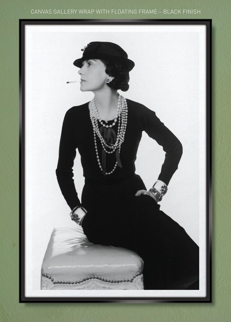 Coco Chanel photo by Man Ray Portrait de Coco Chanel par Man | Etsy