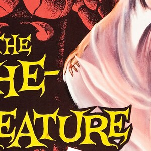 Vintage Movie Poster – the She Creature 1956 (12x18 Heavy Weight Art ...