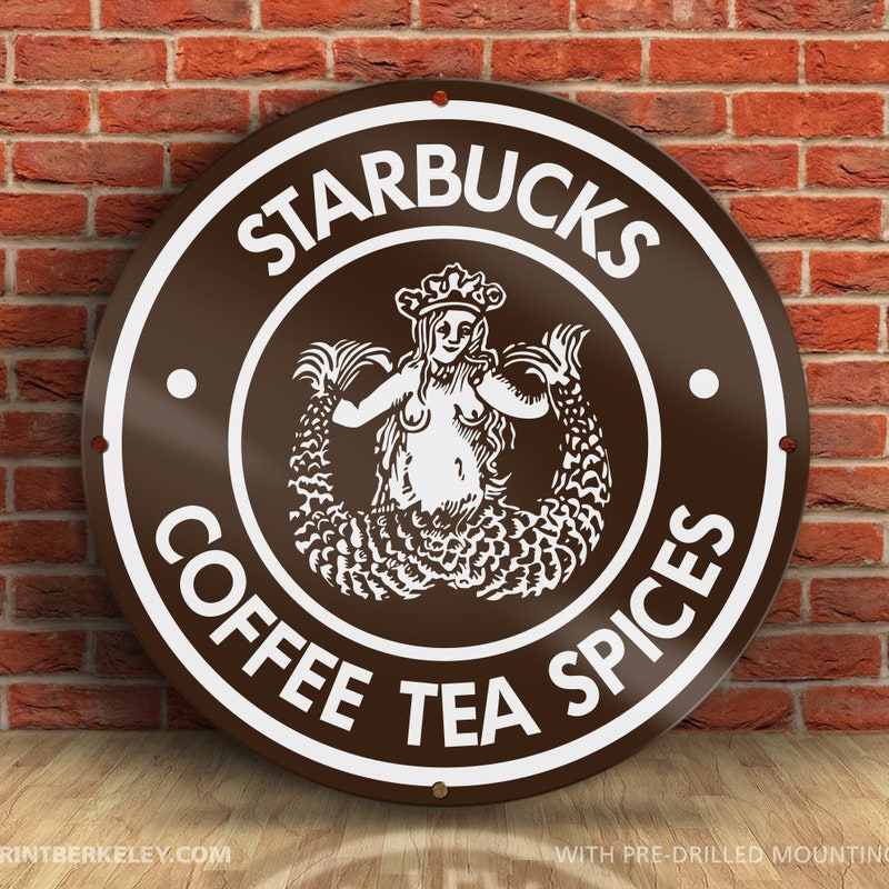 Starbucks Wall Sign - Etsy
