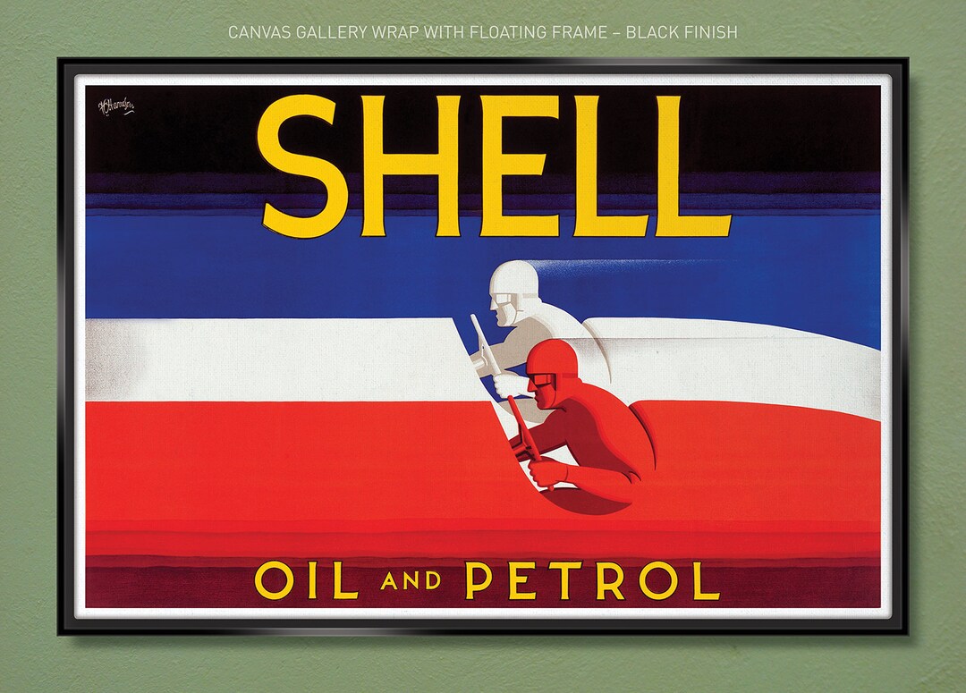 Shell – Oil and Petrol (1928) by Frederick Clifford Harrison Gallery ...