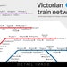 Victoria Australia PTV Metropolitan Train Network Map August 2018 18x12 ...