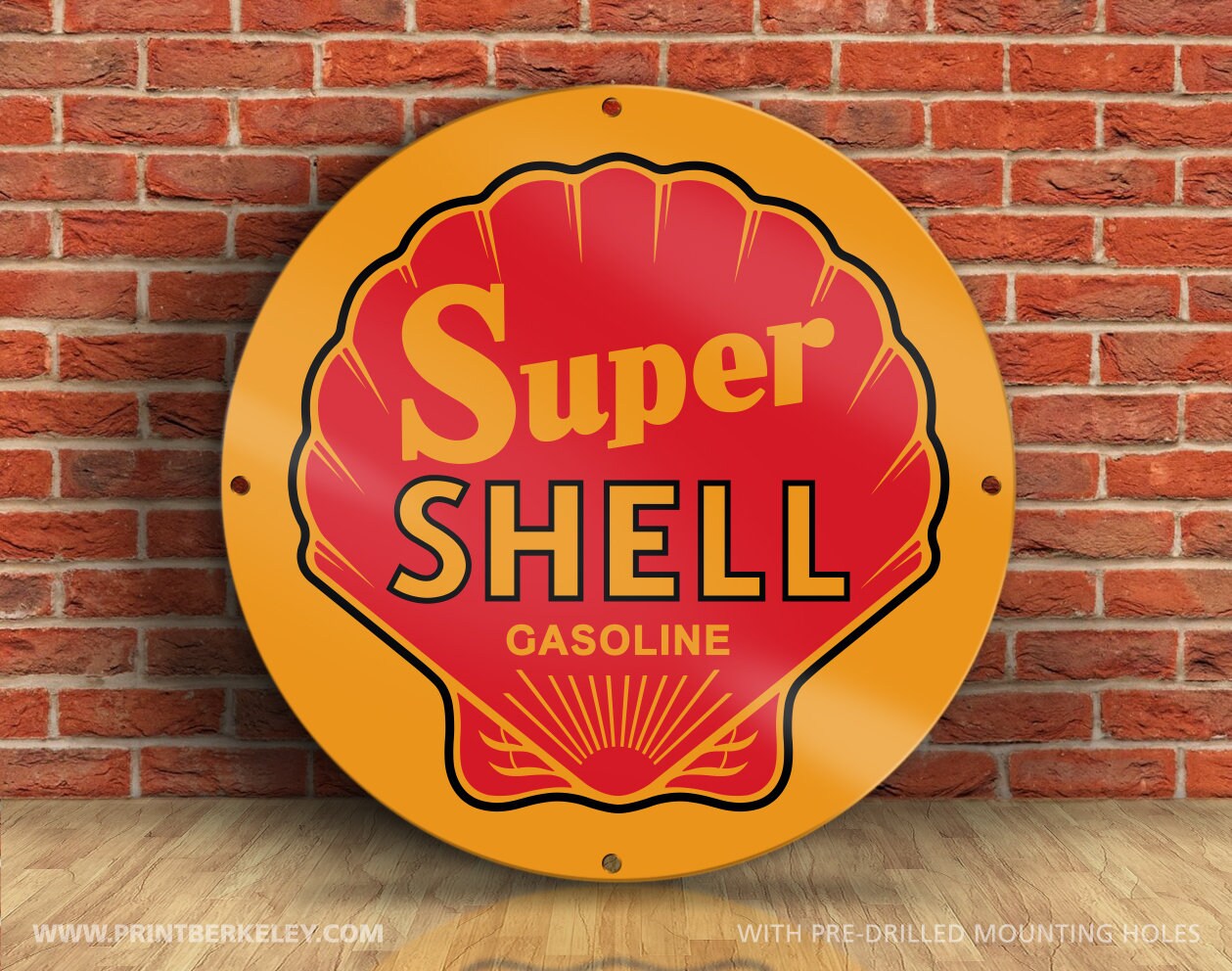 Super Shell Gasoline Petroliana Vintage Reproduction Gas | Etsy