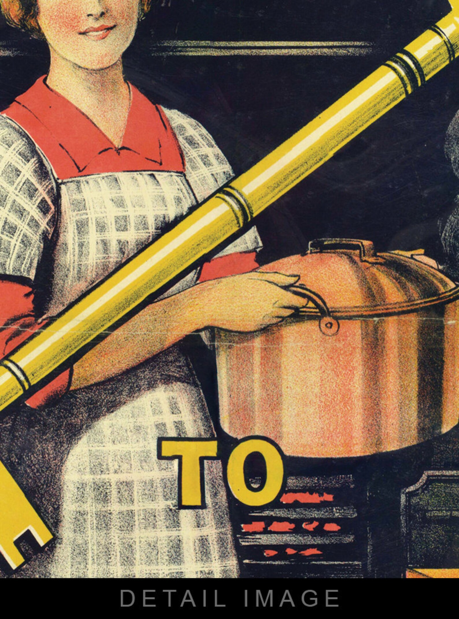 The Kitchen is the Victory – Eat Less Bread – WWI 1914 (12x18 ...