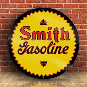 Smith Gasoline – Petroliana Vintage Reproduction Gas Station Sign (23.5 ...