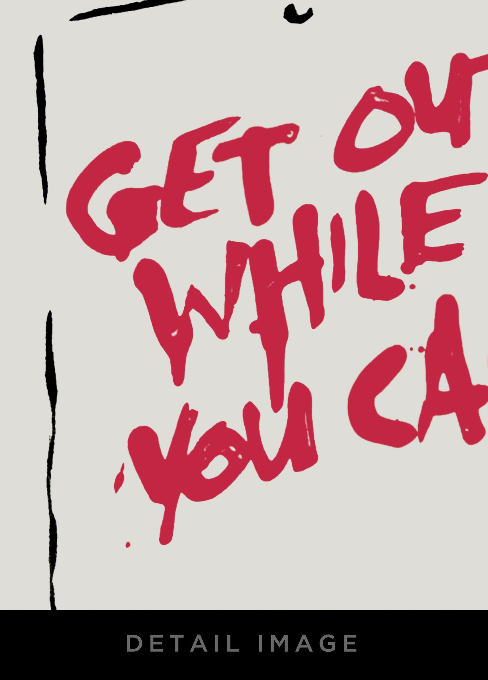 Banksy – Get Out While You Can – Gallery-quality Canvas Wrap 12x18 ...