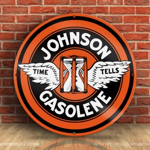 Johnson Gasolene – Time Tells (version 2) Petroliana Vintage ...