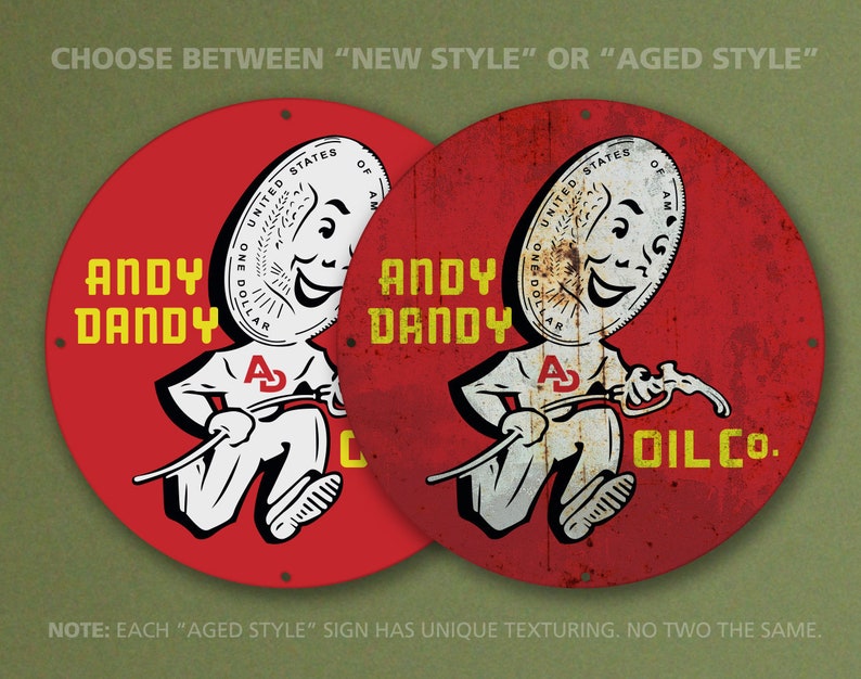 Andy Dandy Oil Co. Petroliana Vintage Reproduction Gas - Etsy