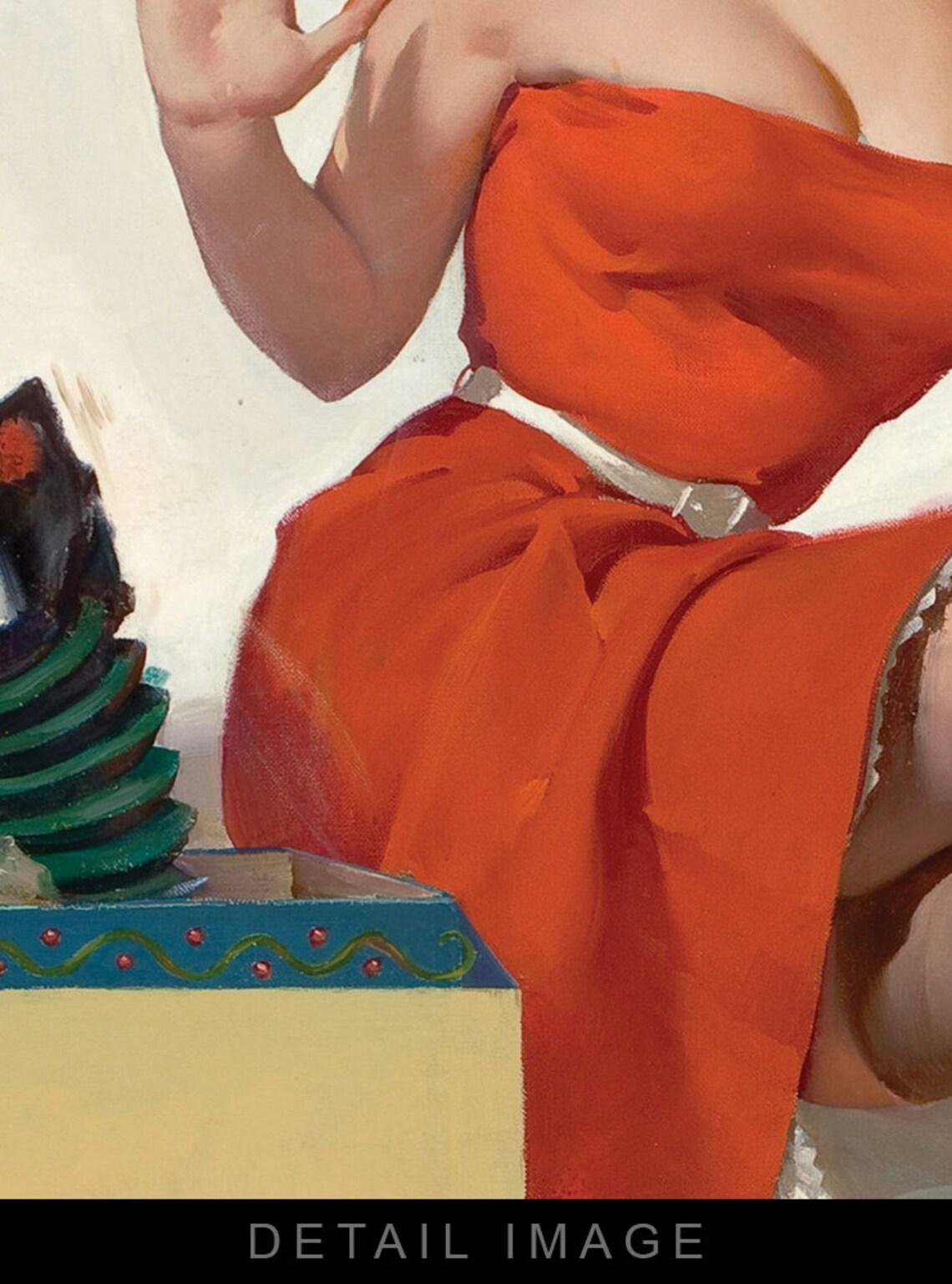 Gil Elvgren Surprised 1952 12x18 Heavyweight Art Print Etsy