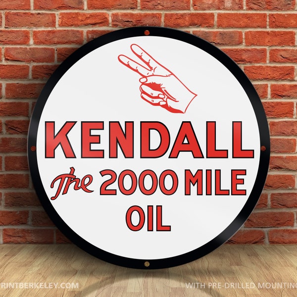 Kendall Motor Oil Sign - Etsy