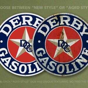 Derby Gasoline (DOC – Derby Oil Co.) Version 1 – Petroliana Vintage ...