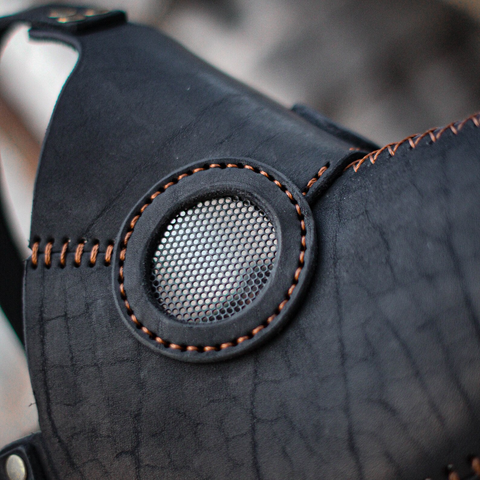 Plague Doctor Mask Leather Black Medieval Bird Mask - Etsy