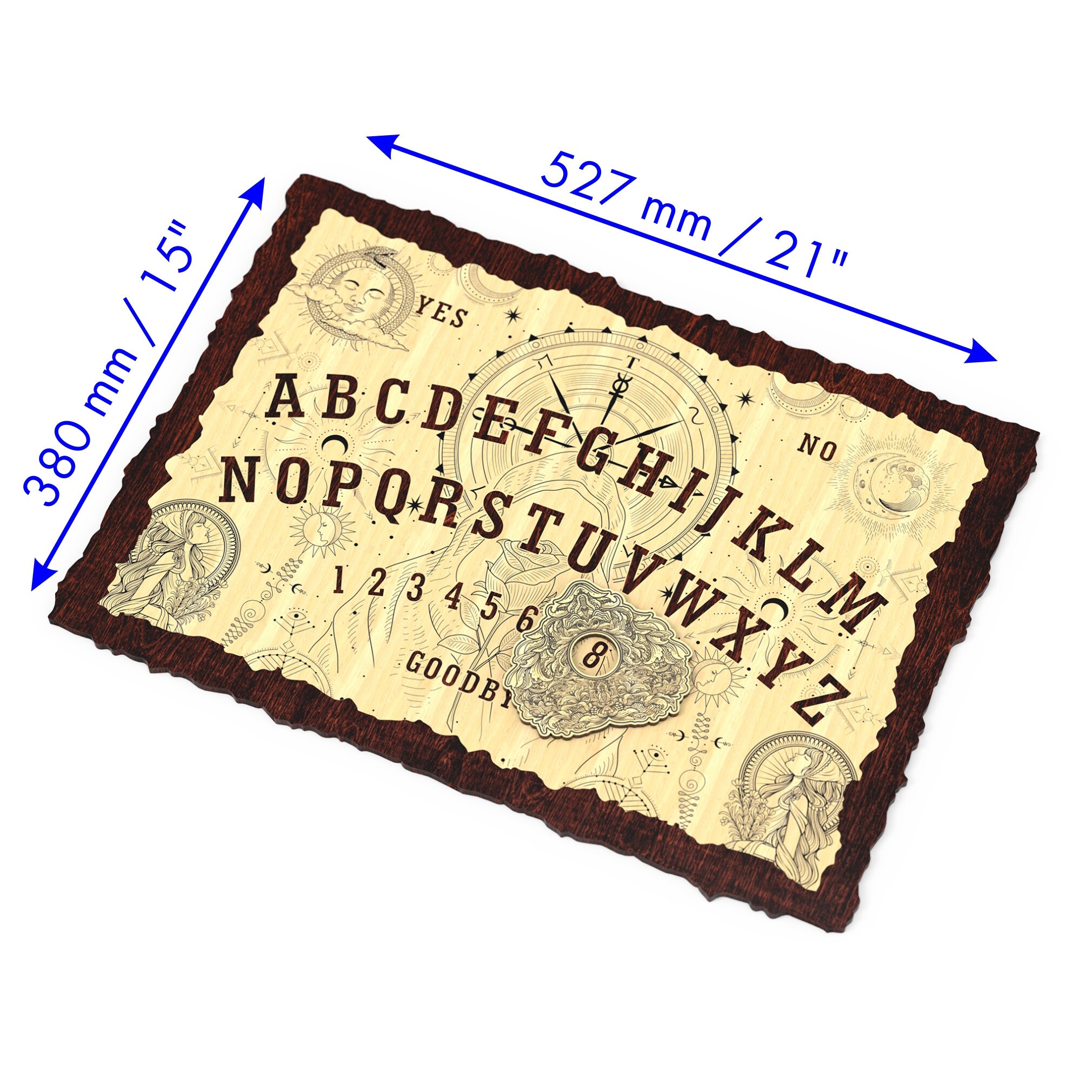 Ouija Board Laser Engraving Files Glowforge Ouija Board - Etsy