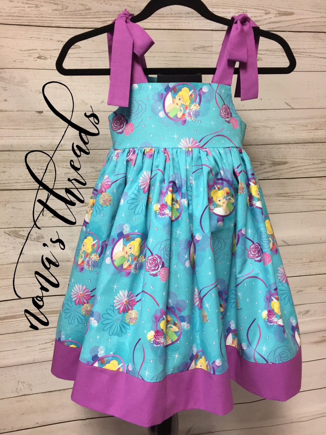 Disney's Tinkerbell & Flowers - Etsy