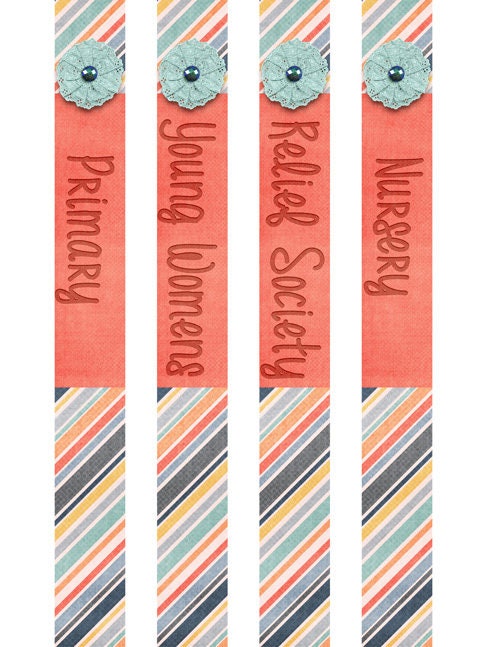 LDS Relief Society Presidency Binder Set & Spines - Etsy