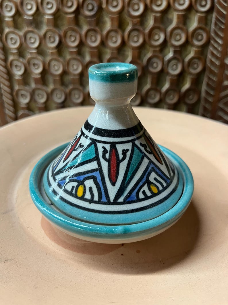 Decorative Moroccan Ceramic Tajine - Etsy
