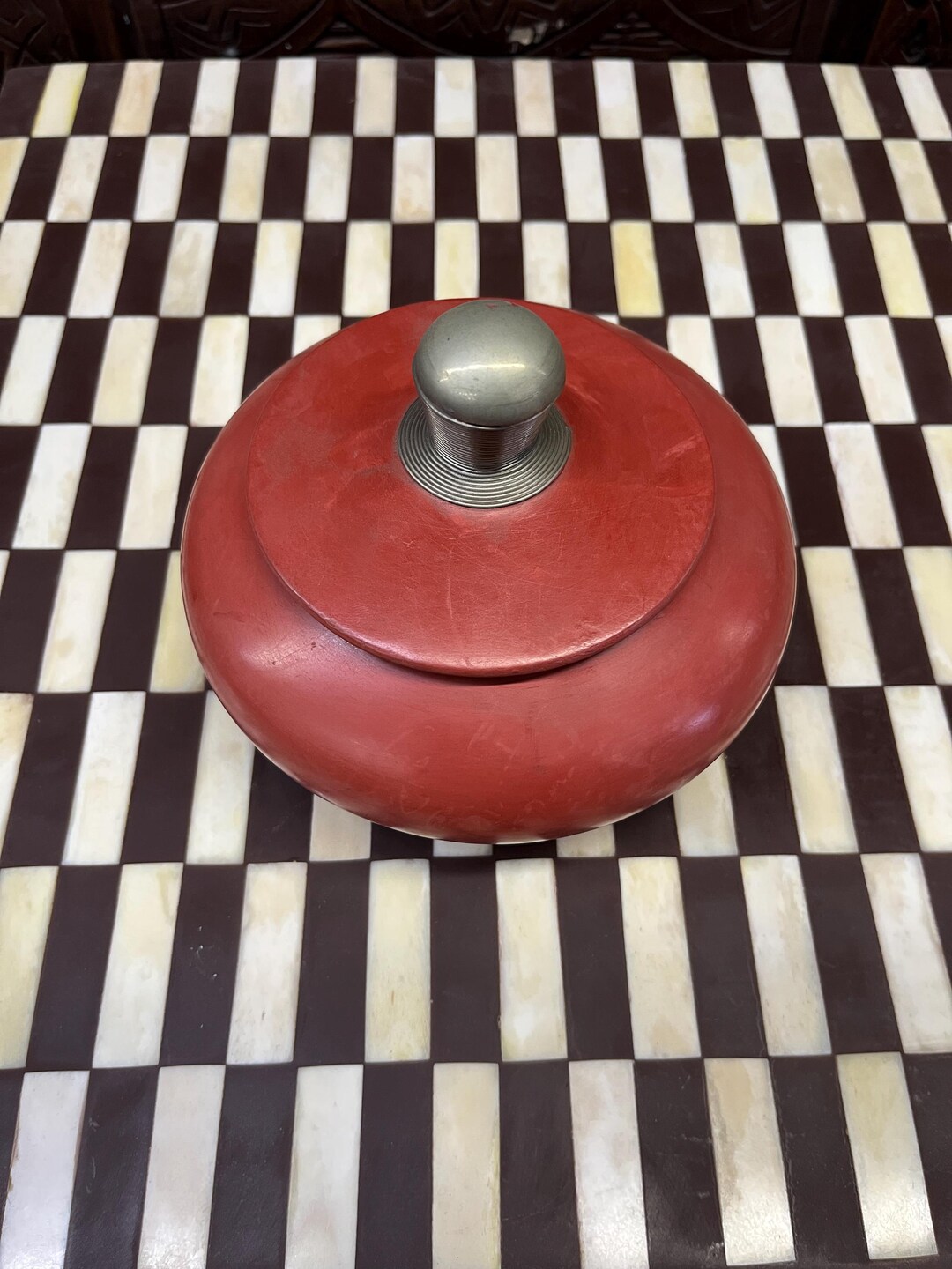 Tadelakt Round Ceramic Box - Etsy