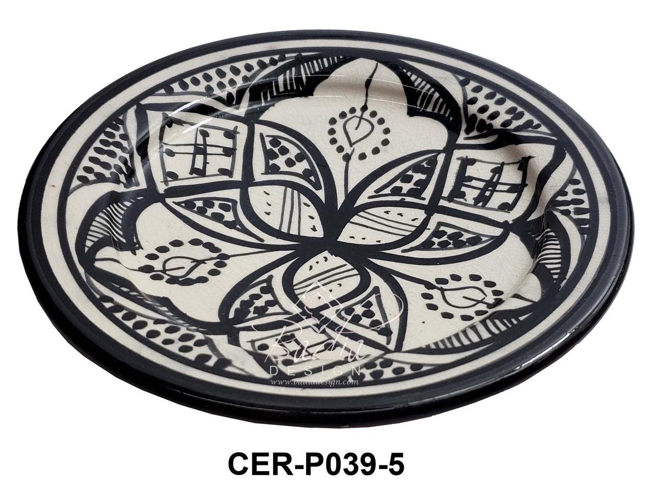 Small Hand Painted Ceramic Plates - Etsy