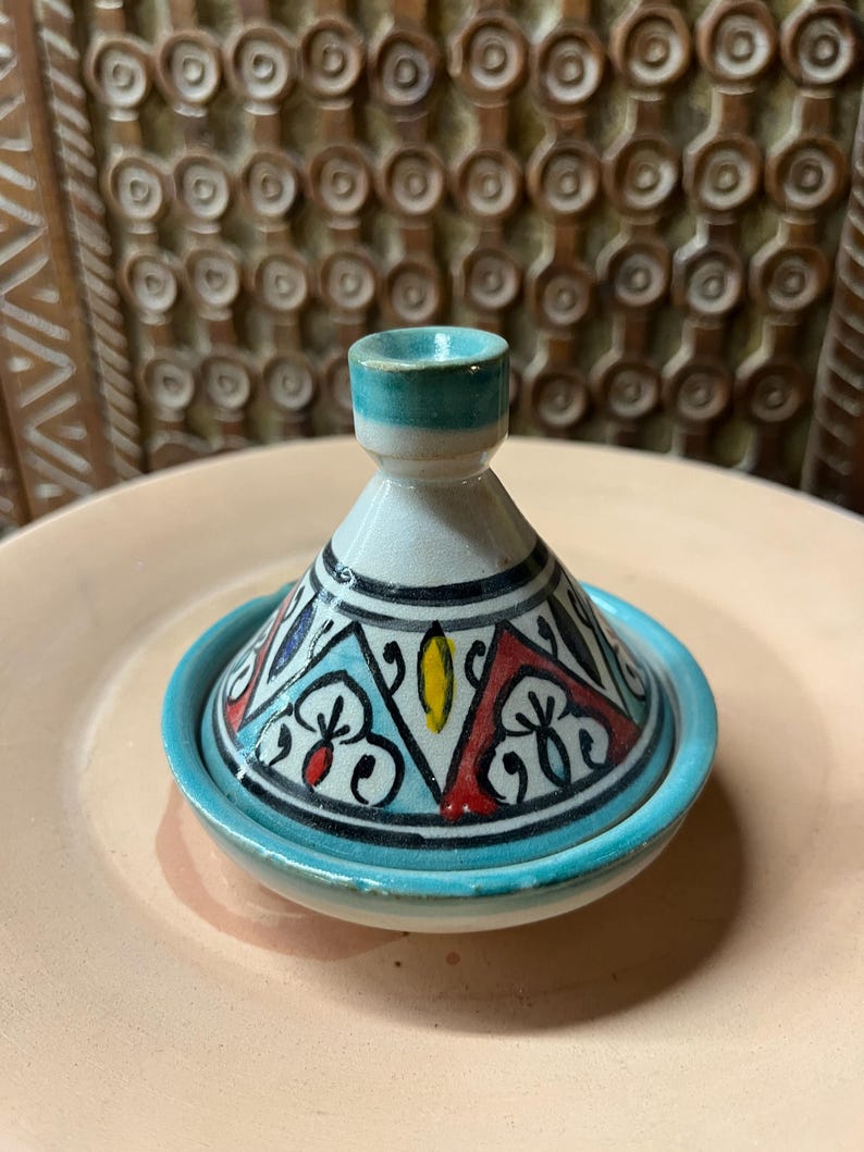Decorative Moroccan Ceramic Tajine - Etsy
