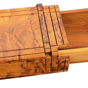 Moroccan Thuya Wood Puzzle Box - Etsy